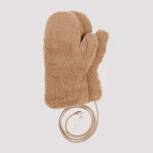 Max Mara Teddy Gloves - Multicolor