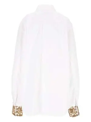 Dries Van Noten Shirt With Floral Embroidered Applications