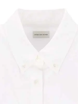 Dries Van Noten Shirt With Floral Embroidered Applications