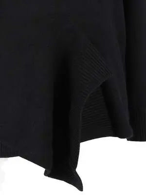 TOTEME Asymmetric Wool And Cashmere Sweater