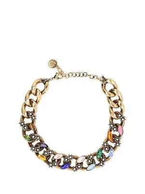 Etro Multicoloured Embellished Necklace