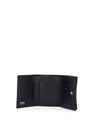 Fendi Mini Trifold Leather Wallet