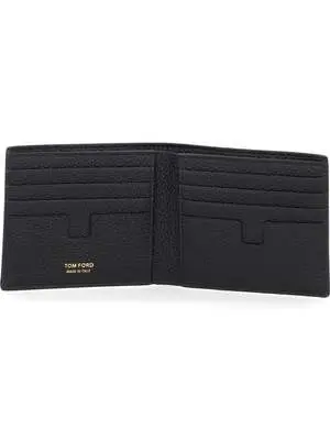 TOM FORD T Line Leather Bi-fold Wallet