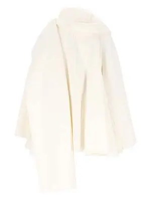 Alaïa Virgin Wool Coat With Scarf