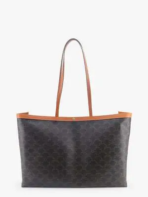 Celine Medium Cabas Triomphe Canvas Shoulder Bag
