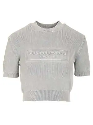 Alexander Wang Short T-shirt - Gray