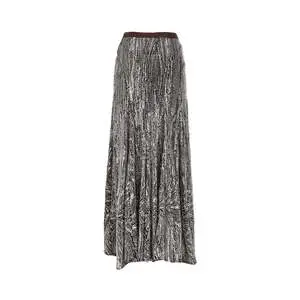 Rabanne Embroidered Long Skirt