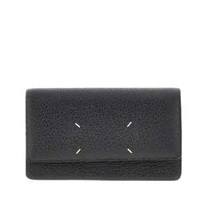 MAISON MARGIELA Four Stitches' Leather Clutch With Chain