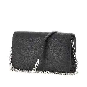 MAISON MARGIELA Four Stitches' Leather Clutch With Chain