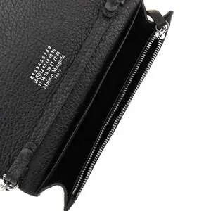 MAISON MARGIELA Four Stitches' Leather Clutch With Chain