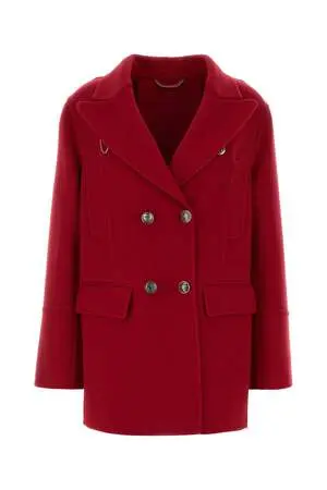 ERMANO SCERVINO Ermanno Scervino Wool Coat - Red