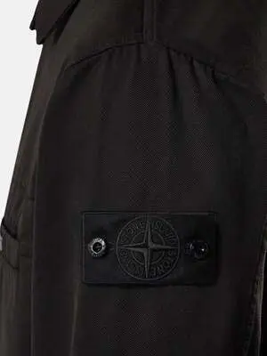 Stone Island Raw Hand Wool Cotton Gabardine-tc S.i: Ghost Wool And Cotton Blend Jacket