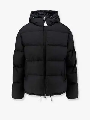 Moncler Himalaya Re/icons Cotton And Nylon Short Down Jacket - Black