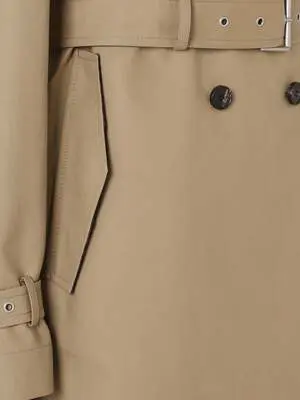 Fendi Midi Trench Coat In Mackintosh Fabric