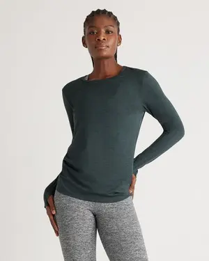 Quince Flowknit Breeze Long Sleeve Top 3 Pack Bundle - Multi-color