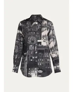 Libertine 125th New Classic Button-down Shirt - Black Multi