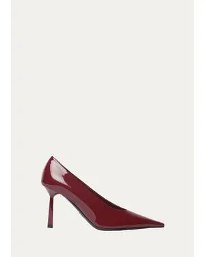 Prada Vernice 90mm Patent Leather Pumps - Red