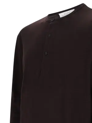 Studio Nicholson T-shirt "kuyto" In Jersey Di Lana A Manica Lunga