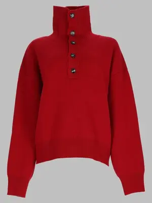 AMI Paris Maglia In Lana Con Bottoni