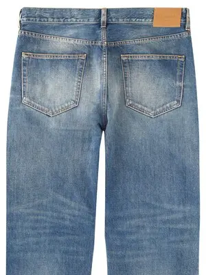 Saint Laurent Jeans Larghi Dritti In North Medium