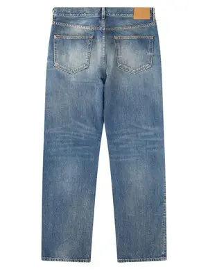 Saint Laurent Jeans Larghi Dritti In North Medium