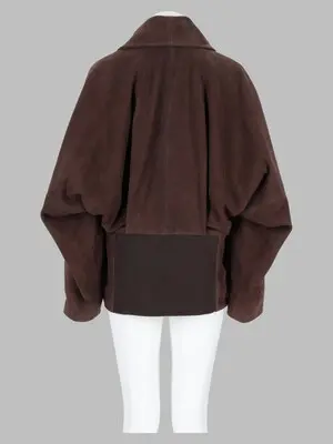 Co Giacca "wrap" In Suede