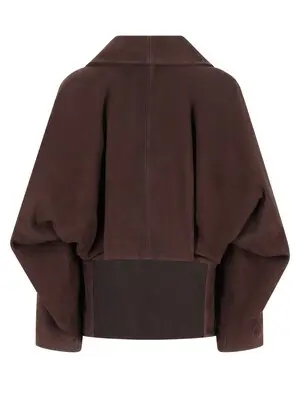 Co Giacca "wrap" In Suede