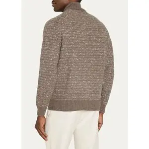 Fioroni Donegal Cashmere-silk Full-zip Cardigan
