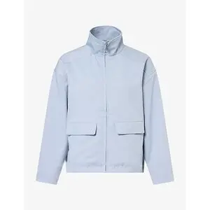 4TH & RECKLESS Hugo Funnel-neck Woven Jacket - Blue