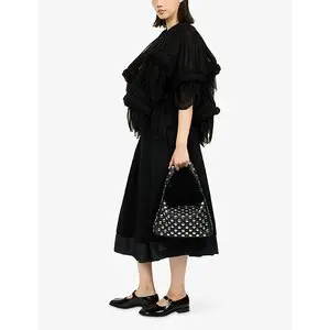 Comme Des Garçons Ruffled Tulle Top