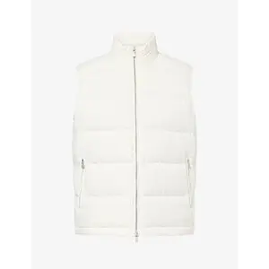 Eleventy Padded Shell-down Gilet - Ivory