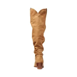 Ralph Lauren Suede Tall Western Boots