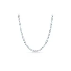 JEAN DOUSSET Elle Lab Diamond Tennis Necklace 18k - Platinum
