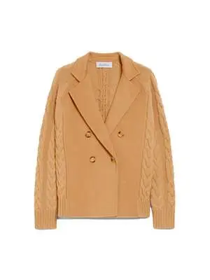 Max Mara Luxurious Wool And Cashmere Double-breasted Jacket