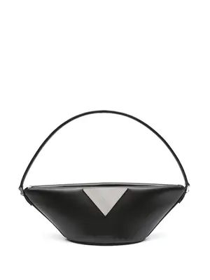 Attico Mini Elegant Leather Shoulder Handbag - Black