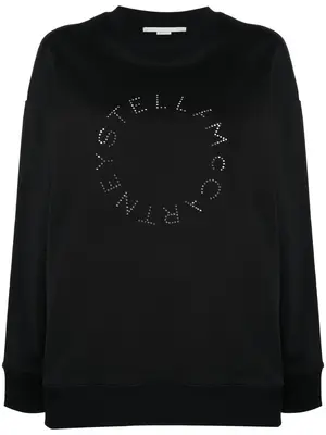 Stella McCartney Rhinestone-embellished Logo Sweatshirt