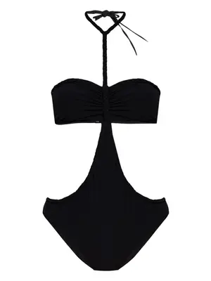 Isabel Marant Étoile Cut-out Swimsuit With Halter Neck Ties For