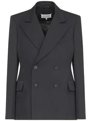 MAISON MARGIELA Tailored Four-stitch Wool Blazer For - Black