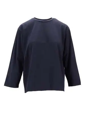 LA ROSE Long Sleeve T-shirt - Blu
