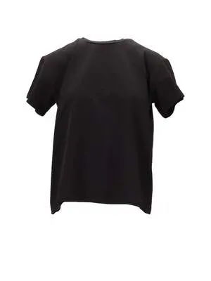 LA ROSE Short Sleeve T-shirt - Nero