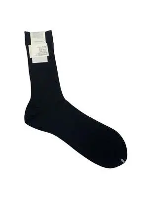 ANTIPAST Ribbed Cotton Socks For - Black