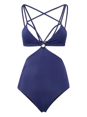 Dsquared2 Bondage One-piece Swimsuit - Navy