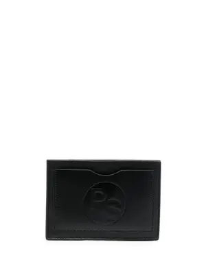 Paul Smith Embossed Logo Leather Cardholder - Black