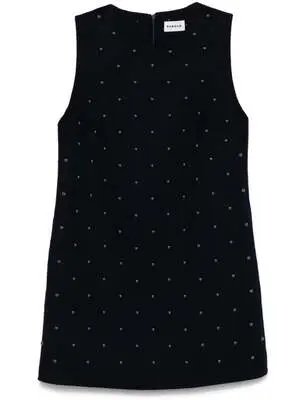 PAROSH Stud-embellished Mini Dress For - Blu