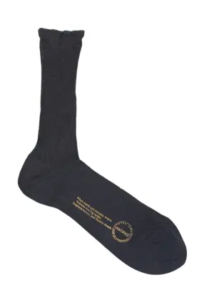 ANTIPAST Ribbed Lurex Mini Socks - Grey