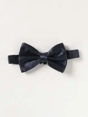 Emporio Armani Silk Bow Tie - Blue