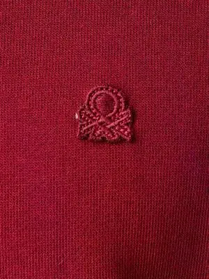 BENETTON Embroidered-logo Crew-neck Sweater
