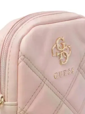 Guess Quilted Logo-plaque Phone Bag