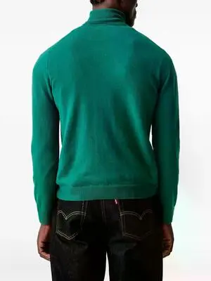 BENETTON Roll-neck Ribbed-trim Sweater
