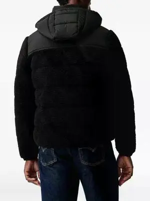 Guess Fleece-texture Hooded Jacket
